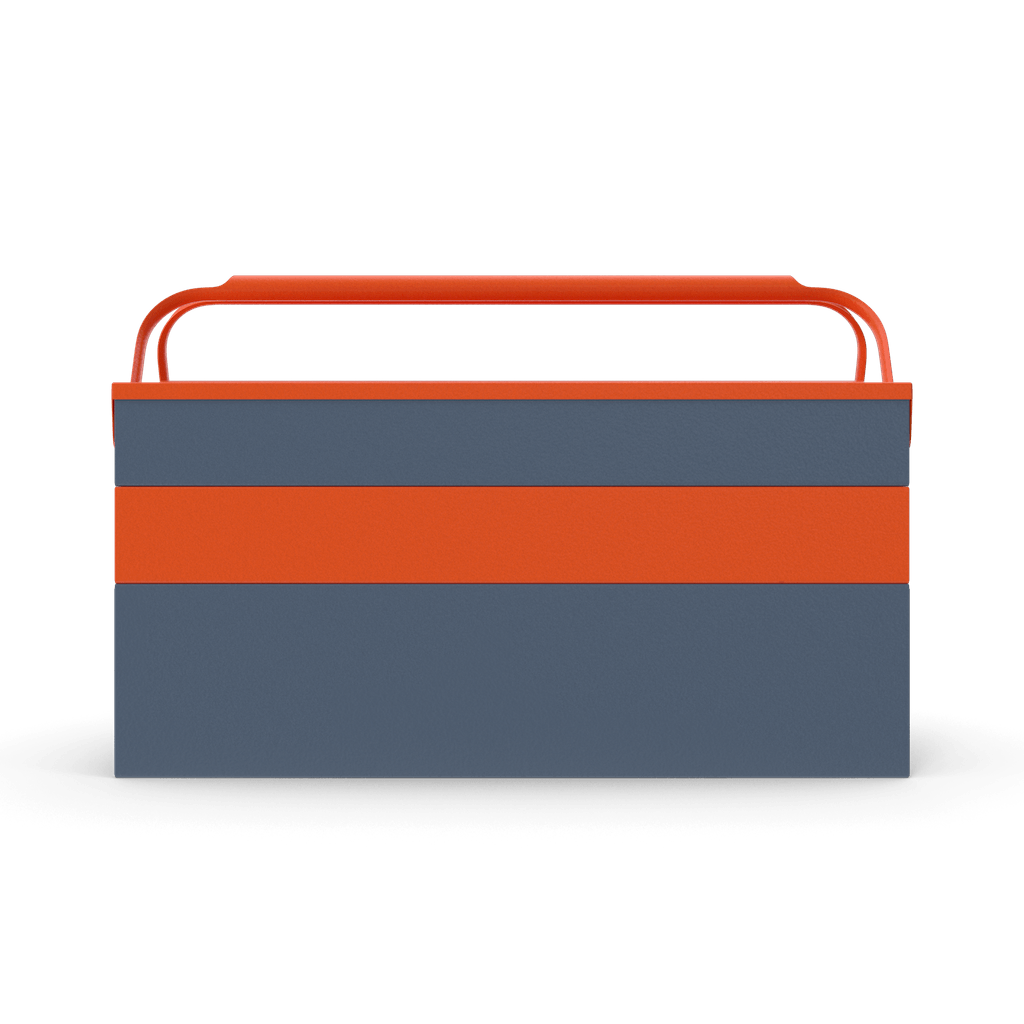 Portable Metal Tool Box 3 Level Fold Out Organizer Storage, Heavy duty ...